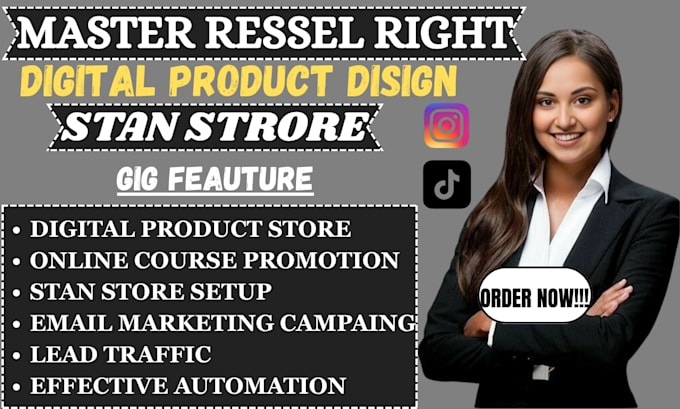 Digital products master resell rights stan store power by ...