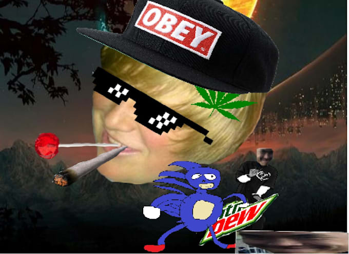 Do horrible photoshop that was make you cry by Kialos | Fiverr