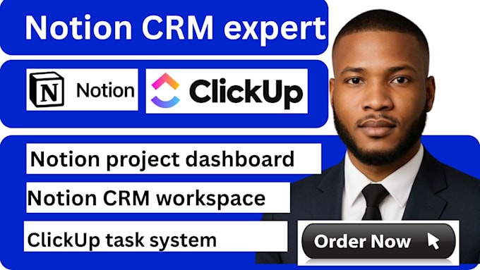Notion clickup workflow automation integration crm dashboard reporting ...