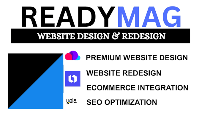 Design or redesign readymag website, typedream looka yola landing page ...