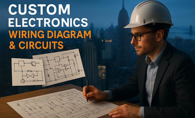 Draw custom electronics wiring diagram and circuits by Bick_bick5 | Fiverr