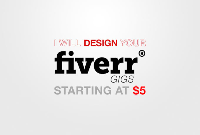 Design a professional fiverr gig photo by Armanddc | Fiverr