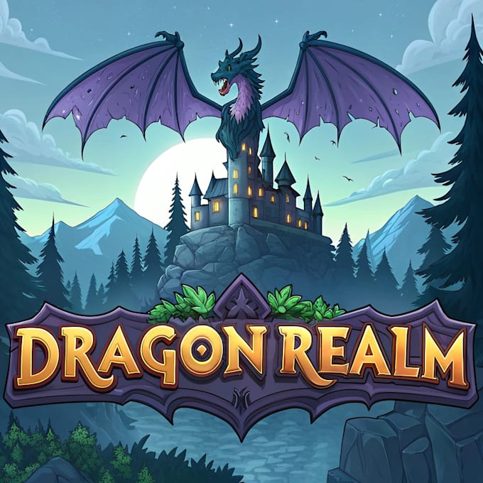 Design a stylized fantasy rpg game logo and branding by Hawarieslsna ...