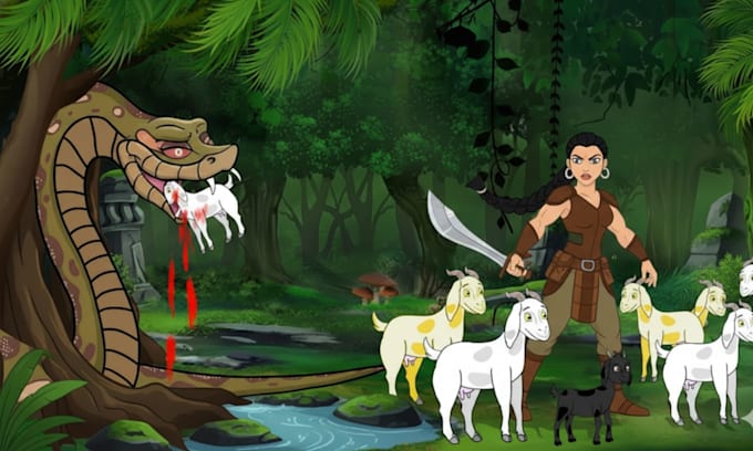 Create 2d animation video, 2d cartoon stories hindi bangla by Rinku ...