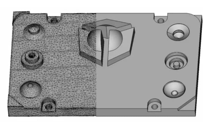 Convertir stl en cad, effectuer de la rétro-ingénierie et reconstruire ...