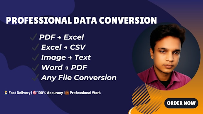 Convert your files to word, excel, pdf, csv with perfect format by ...