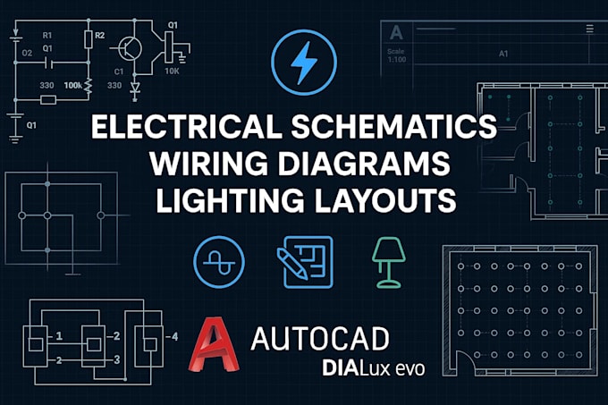Electrical schematics wiring diagrams and lighting layouts in autocad ...