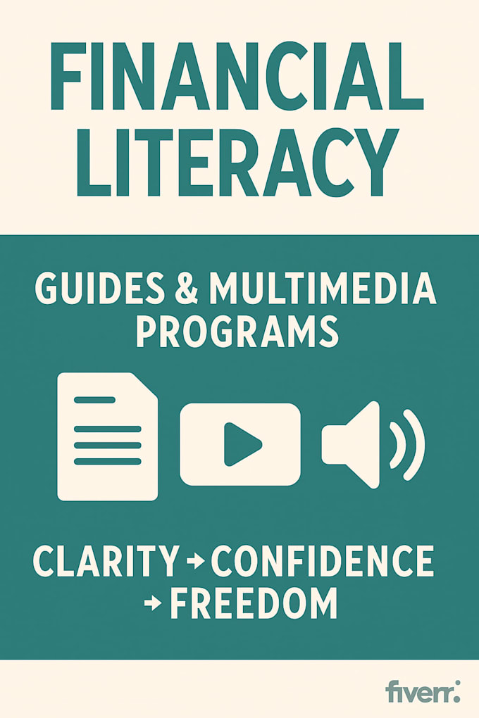 Create a beginner friendly financial literacy guide for clarity and ...