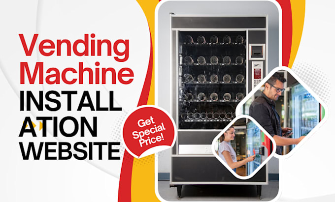 Design vending machine website by Zenith_webxpert | Fiverr