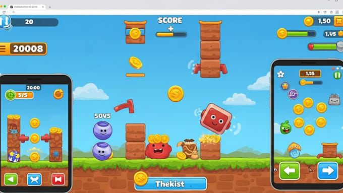 Develop custom html5, javascript, and webgl games for browser by Jerry ...