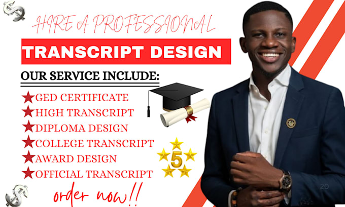 Design diploma, award, certificate design, transcript design ged ...