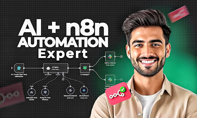 N8n ai agent n8n automation n8n workflow n8n ai agent api integration ...