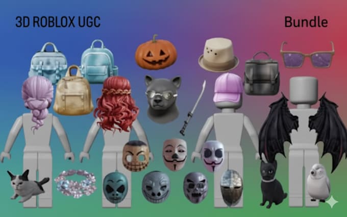 Design custom roblox ugc bundle character and 3d models by ...