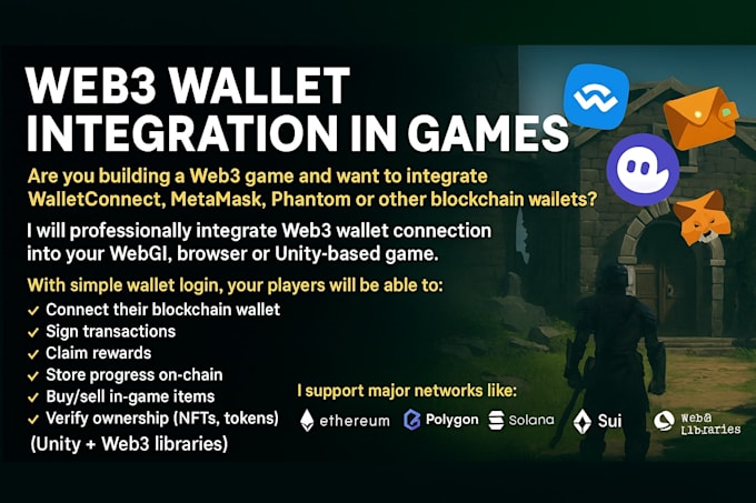 Integrate web3 wallet connect into your unity game by Inteligenstudio ...
