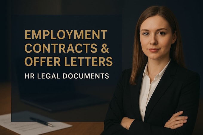Draft employment contract, job offer letter, employee agreement and hr ...