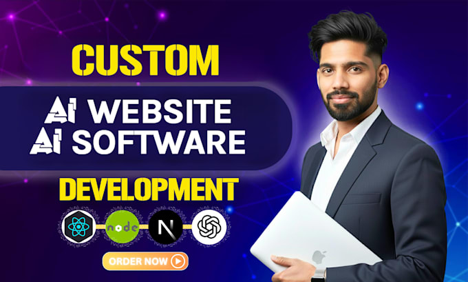 Develop ai website, ai chatbot, ai web application, ai software ...
