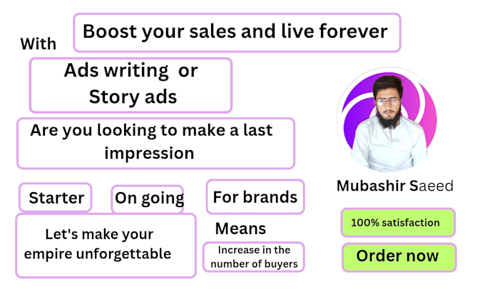 Write story ads that make your brand unforgeable by Mubashirsaee447 ...