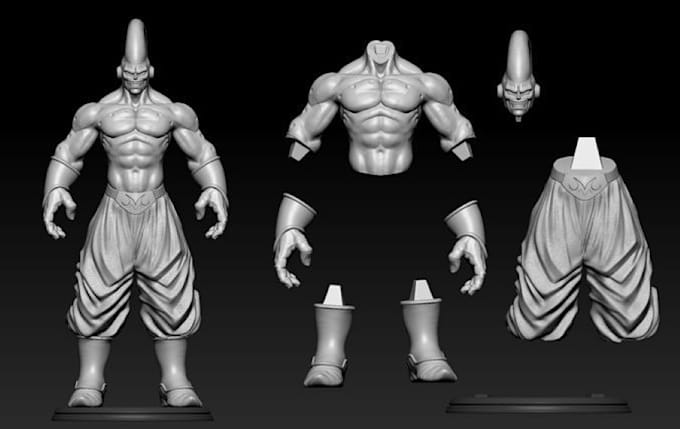 Design 3d character,figures or toys in anime style,3d printable model ...