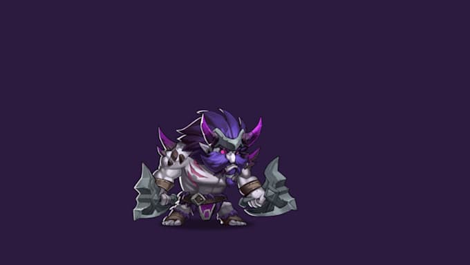 Create custom 2d game animation, character design and spine rigging by ...