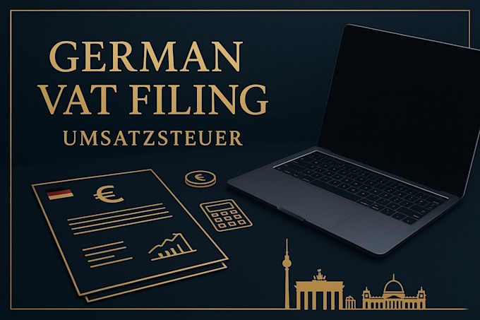 File your german vat return umsatzsteuererklarung and handle vat id ...