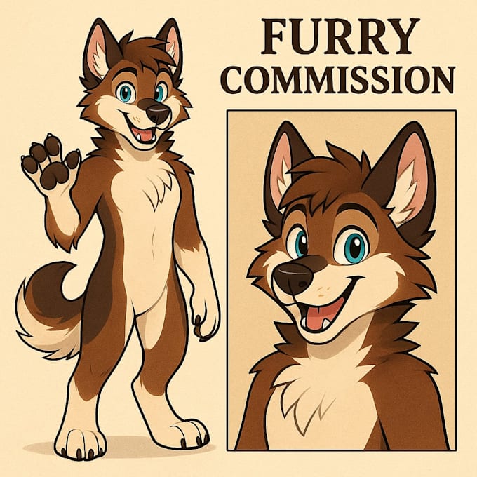 Do furry commission custom furry art, fursona design, furry comic ...