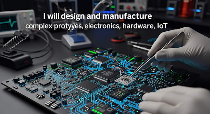 Design and manufacture complex prototypes, electronics, hardware, iot ...