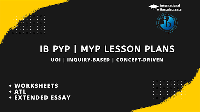 Create custom ib pyp myp lesson plans uoi planners and worksheets by ...