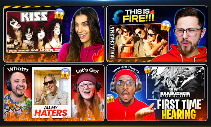 Create eye catching reaction thumbnails in 3 hours by Aroojfatima9076 ...