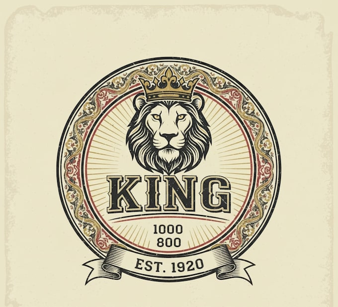 Design a majestic vintage king logo for your brand by Mary_waterfield ...
