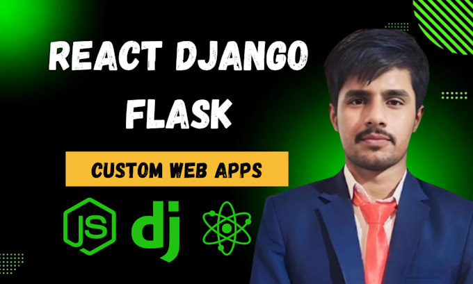 Build react flask web app in react flask django by Mh_tech11 | Fiverr
