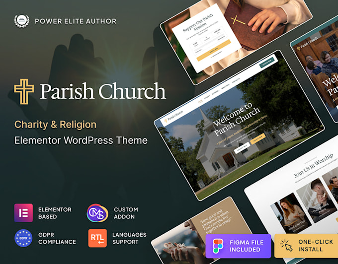 Design a modern, responsive, and spirit filled church website for your ...