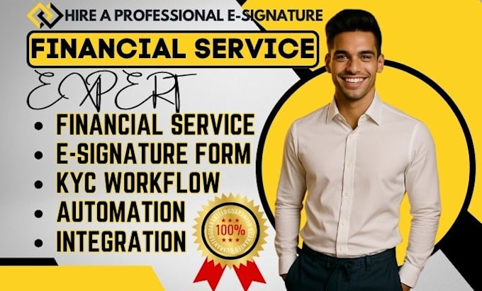 Design financial service esignature account form kyc workflow docusign ...