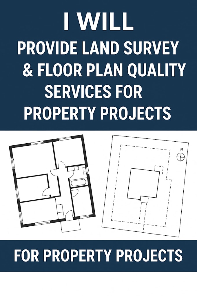 Provide land survey and floor plan quality services for property ...