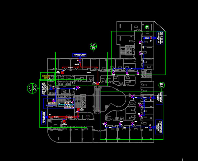 Design hvac system with load calculation in hap and detailed autocad ...