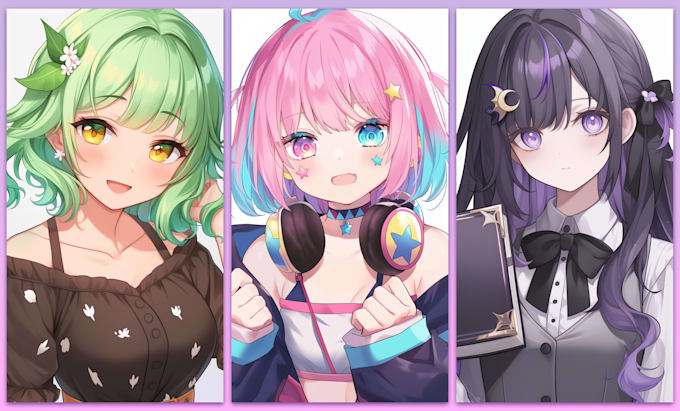 Draw anime art illustration for fanart, pfp, and original character by ...