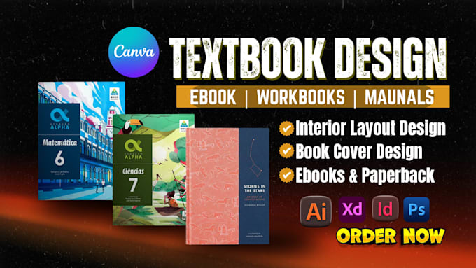 Design educational textbook, ebook cover conversion, curriculum lesson ...