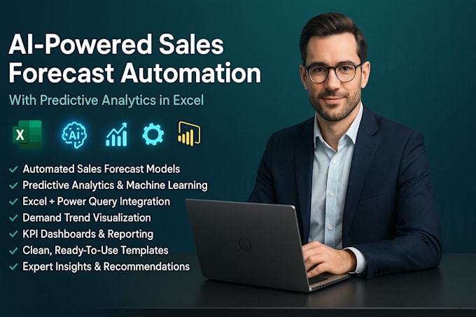 Automate ai powered sales forecast model with predictive analytics in excel by Williams_fave ...