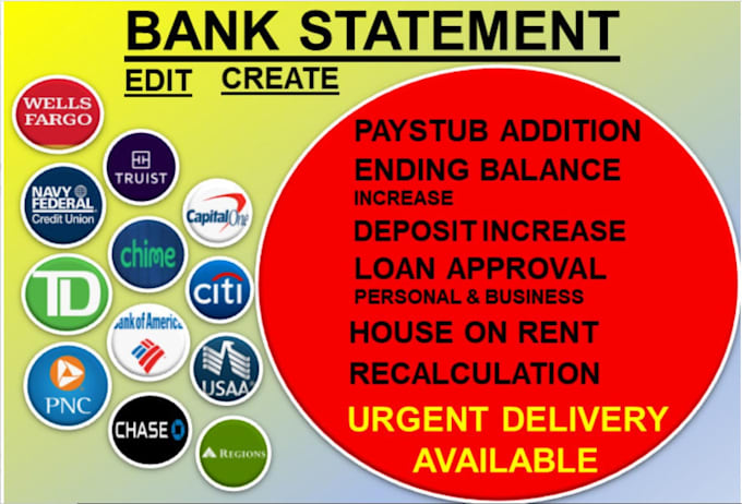 Reconcile bank statement pdf to editable forma by Brian1_6 | Fiverr