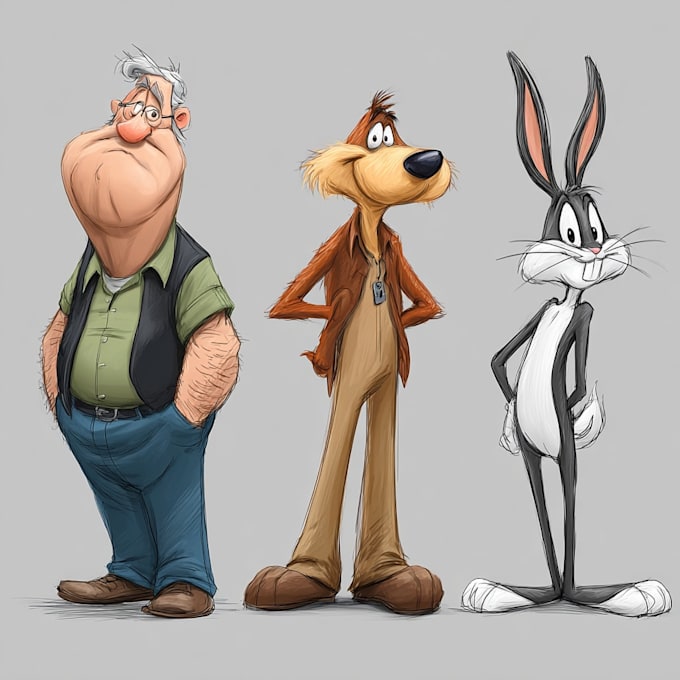 Create custom cartoons, mascots and character designs by Tangiliqueid ...