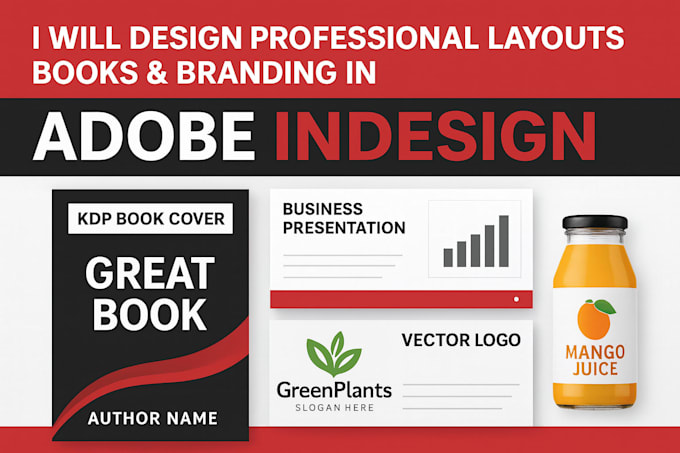 Design professional layouts, books branding in adobe indesign by Tosin ...