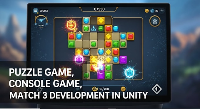 Create amazing puzzle, console and match 3 game of your choice by ...