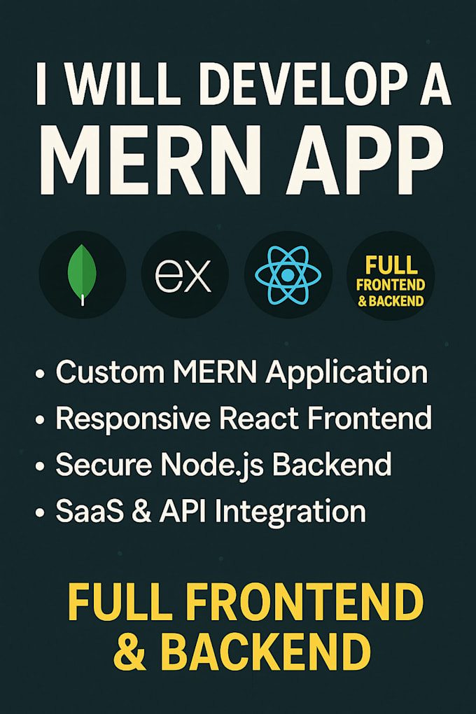 Be your mern stack developer by Karmsingh01 | Fiverr