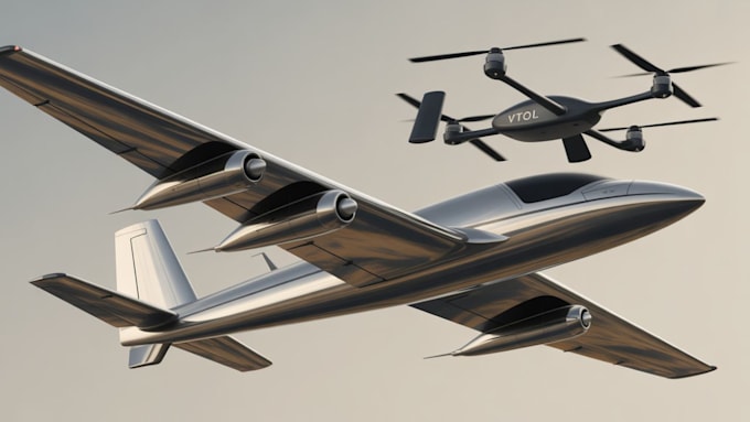 Design aircraft, vtol, uav drones and aerospace vehicle concepts design ...