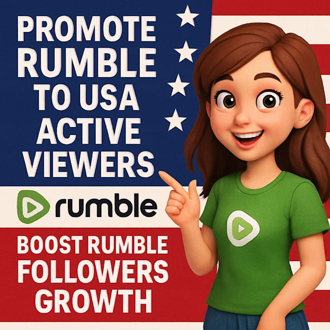 Promote rumble to usa active viewers, to boost rumble followers, rumble ...