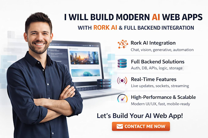 Build modern ai web apps with rork ai, full backend integration by ...