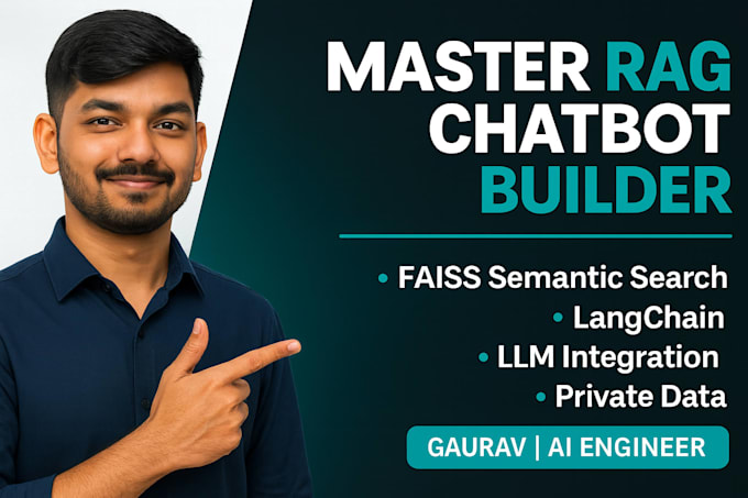 Build a custom rag chatbot using faiss and langchain by Gauravpatil2515 ...