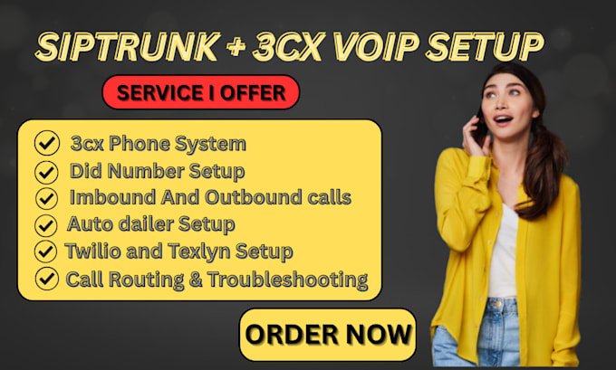 Configure 3cx with siptrunk autodialer call center for inbound and ...