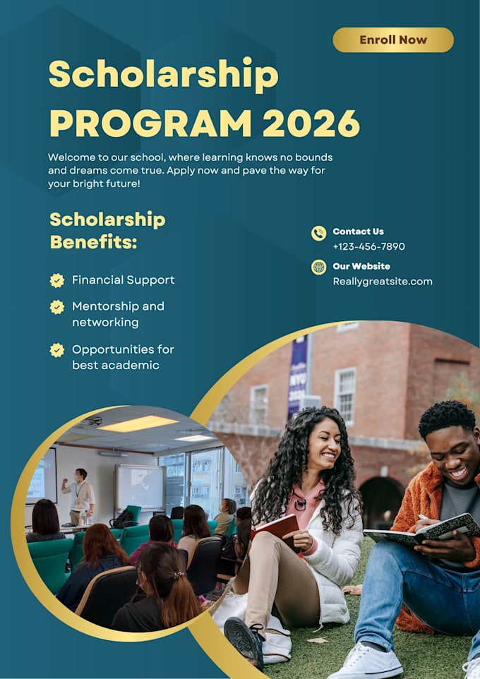 Make a poster for your academy school and college by Haziq162 | Fiverr