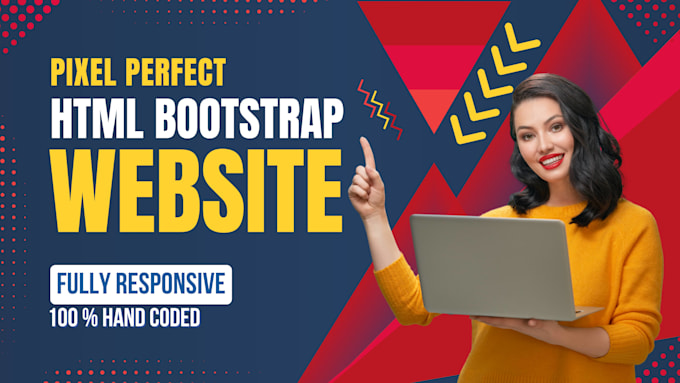 Convert figma xd psd to html responsive using bootstrap 5 tailwind css by Idea_innovative | Fiverr