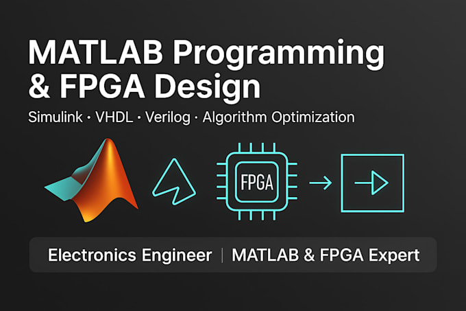 Do matlab programming, simulink modeling and fpga design with vhdl ...